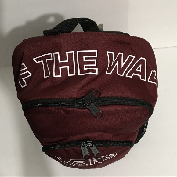Vans | Bags | Vans Laptop Backpack Maroon And Black 8 Inch | Poshmark